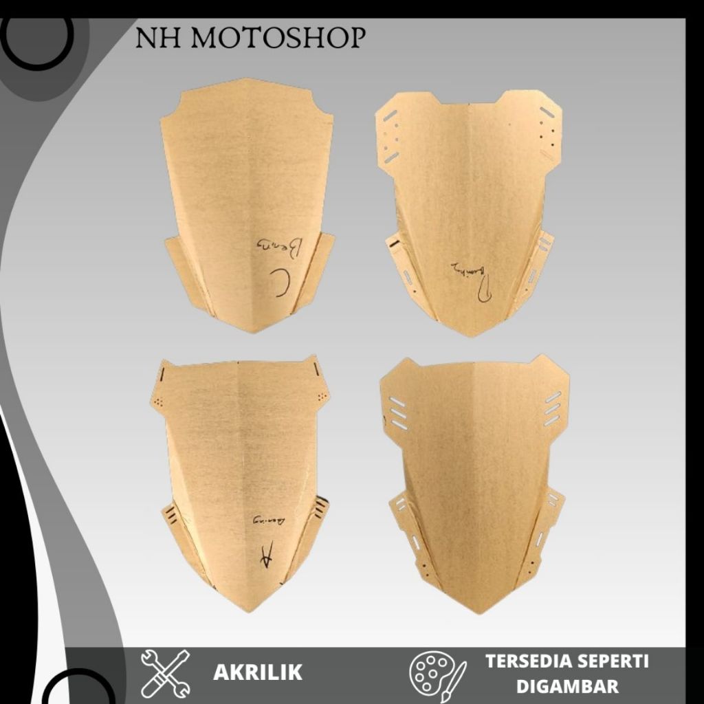 Jual WINDSHIELD VISOR TAMENG WINSIL NMP VERZA CB150 R LED MT 25 GSX 150 ...