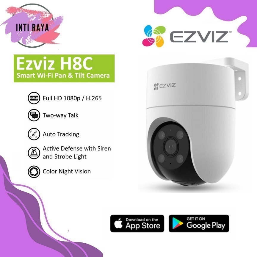 Jual Ezviz H8c 2MP Smart Home IP Camera CCTV Outdoor Auto Tracking ...