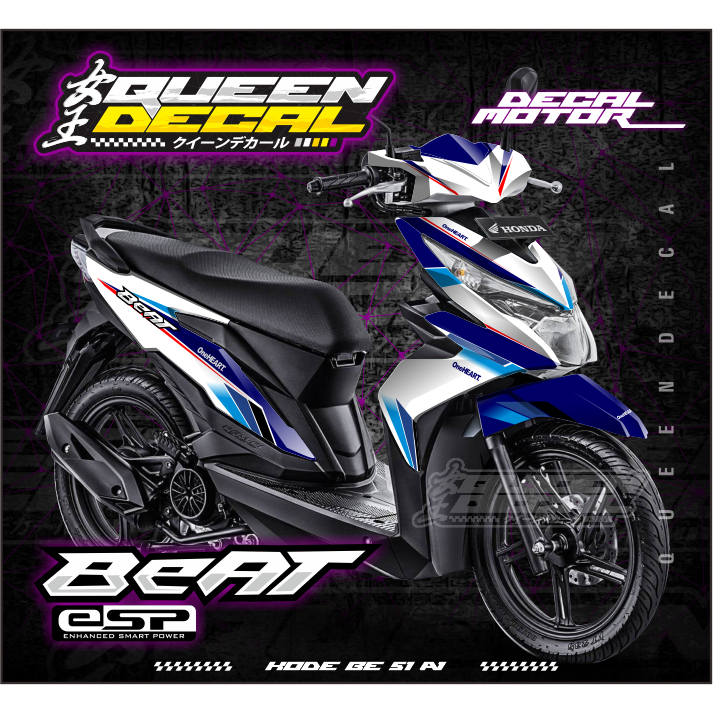 Jual Stiker Decal BEAT ESP Full Body - Stiker Decal Motor Desain Simpel ...