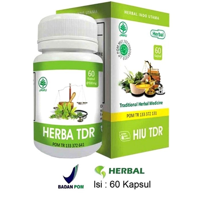Jual Kapsul Herbal HIU HERBA TDR | OBAT SULIT TIDUR INSOMNIA ORIGINAL ...