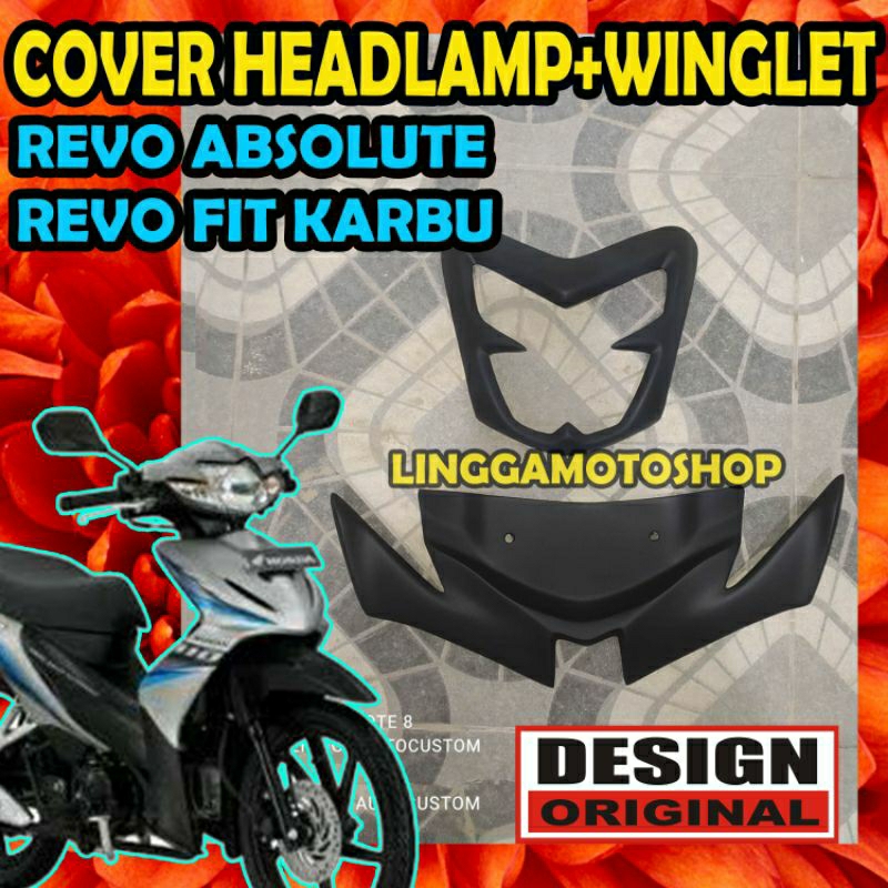 Jual PAKET COVER HEADLAMP + WINGLET HONDA REVO ABSOLUTE / REVO FIT ...