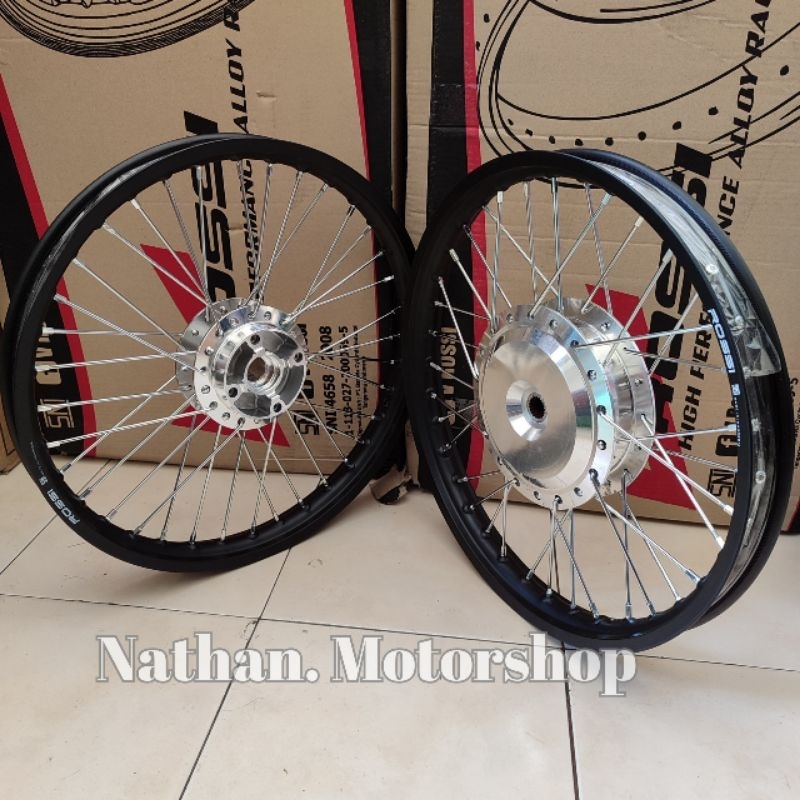 Jual VELG ROSSI RING 17 BEAT VARIO SCOOPY GENIO SEPASANG | Shopee Indonesia