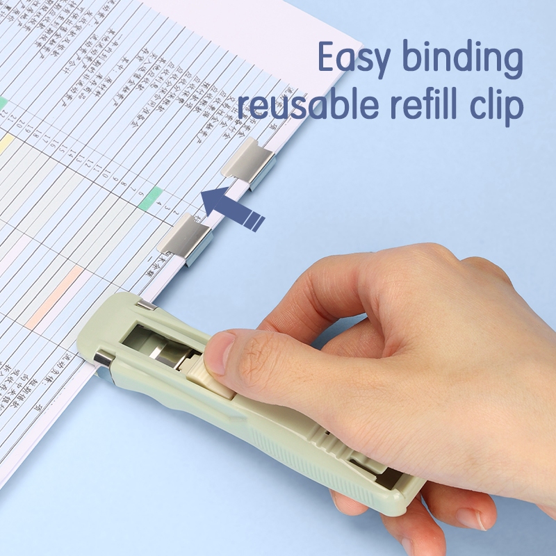 Jual Deli Binder Clip Fastener AUTOMATIC / Alat Jepit Klip Kertas ...