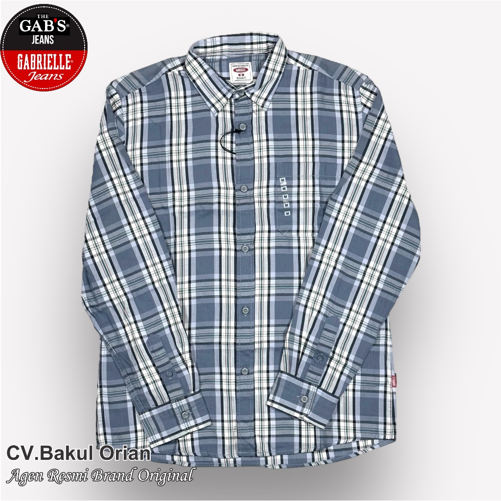 Jual Kemeja Pria Gab's Gabrielle GBL Original Reguler - HB03144 | Shopee Indonesia