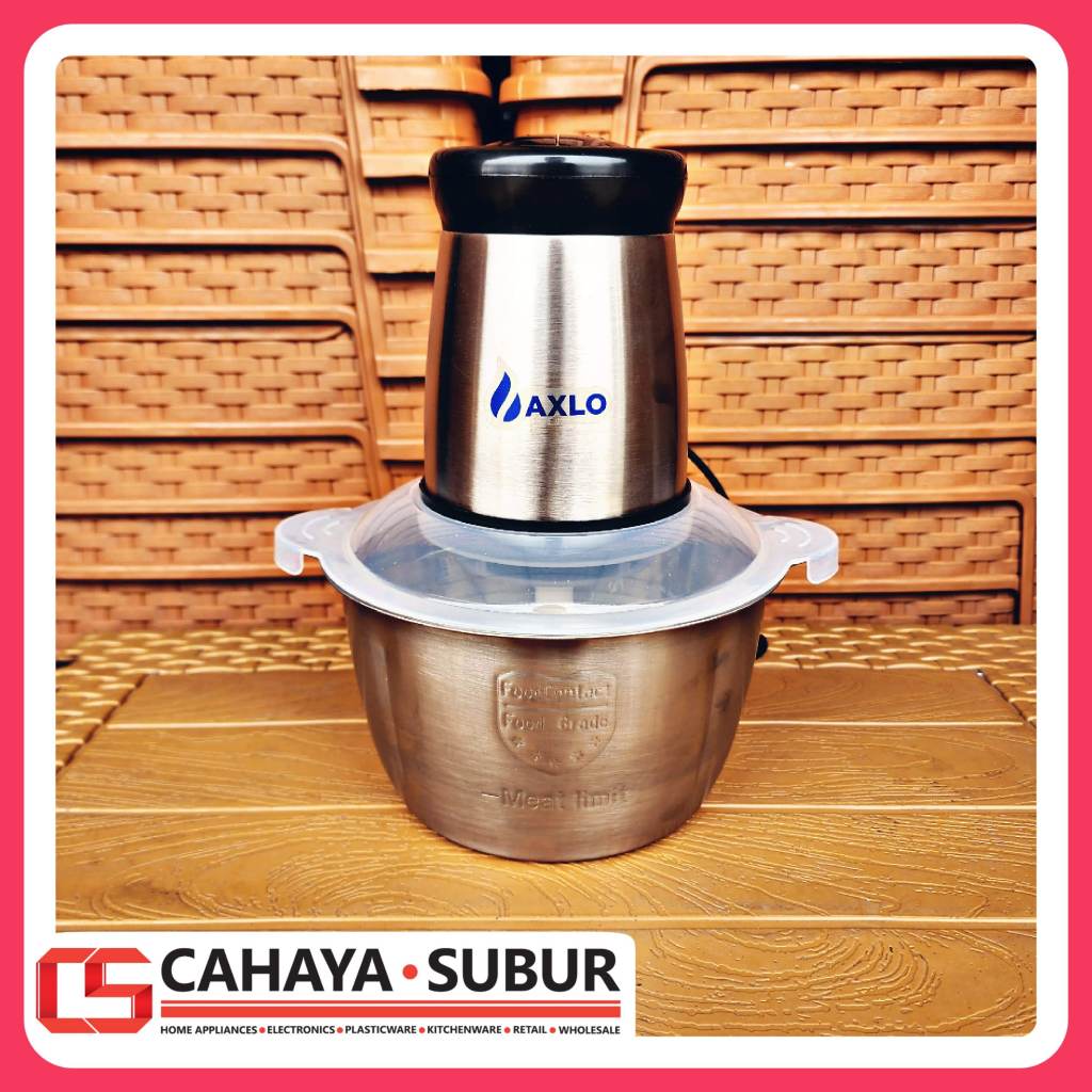 Jual Chopper Blender Daging AXLO 2Lt Stainless Steel Gilingan Daging ...