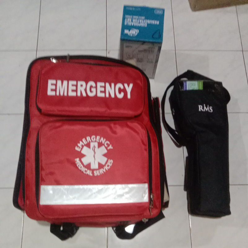 Jual Tas Emergency Kit Ambulance/Responden bag Ambulance plus isi murah ...