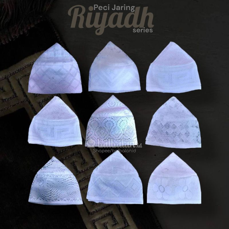 Jual PECI KOPIAH JARING PUTIH LULU AL-BUKHORI SAUDI | Shopee Indonesia