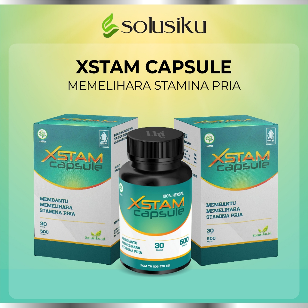 Jual PAKET XSTAM CAPSULE HERBAL SOLUSIKU Obat Kuat Pria Tahan Lama ...