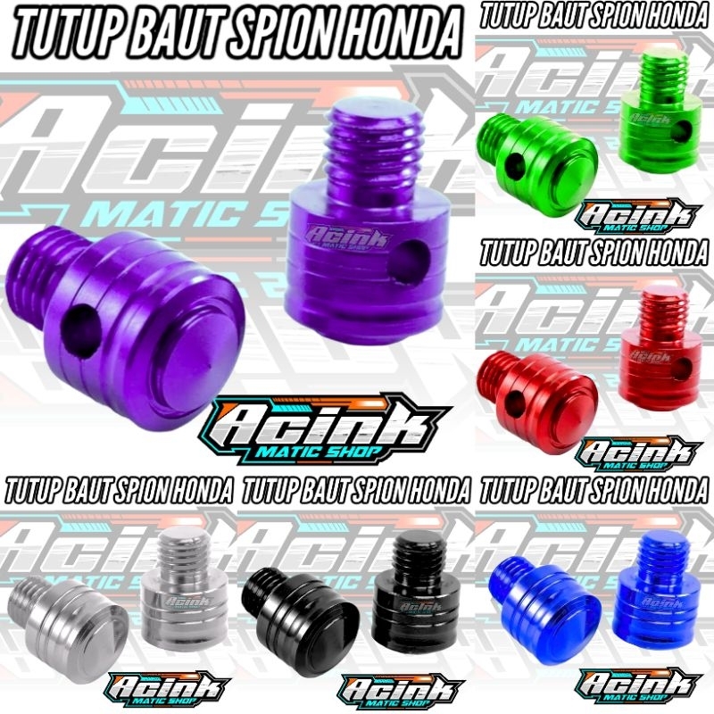 Jual TUTUP BAUT SPION NMAX PCX SCOOPY VARIO BEAT / MONEL BAUT SPION ...