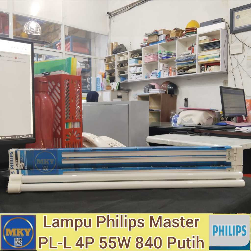 Jual Lampu Philips Master PL-L 4P 4 Pin 55W 840 Putih White Fluorescent ...