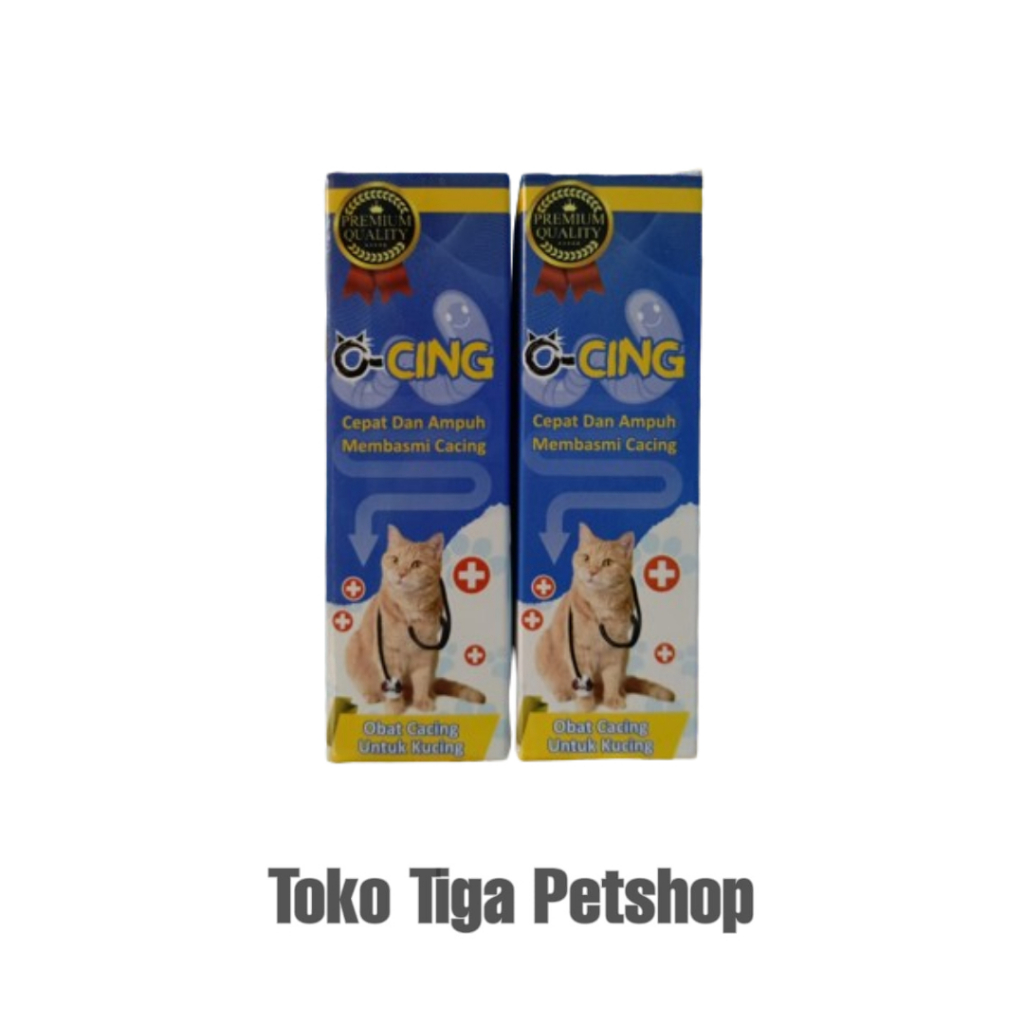 Jual O-Cing Ocing - Obat cacing cair kucing 20ml | Shopee Indonesia