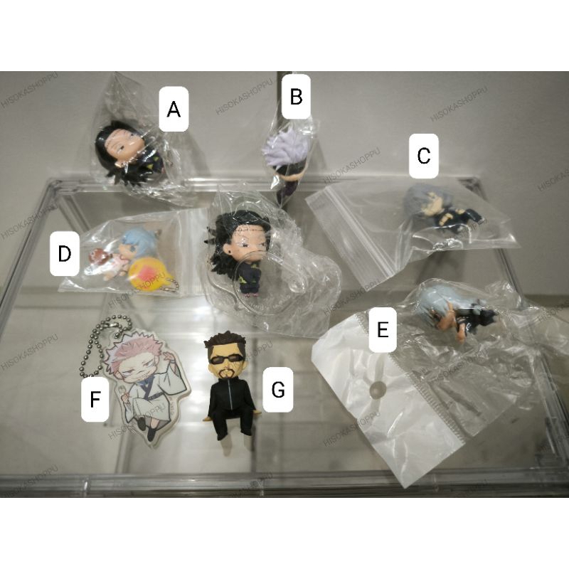 Jual [JJK] Merchandise Figure Keychain Jujutsu Kaisen Gojo Yuji Mahito ...