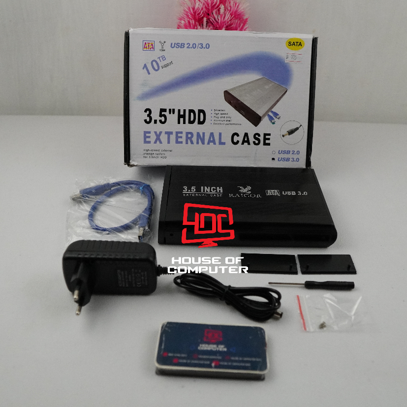 Jual HDD CASE HARDISK BOX 3.5 INCH SATA USB 3.0 3.5INCH | Shopee Indonesia