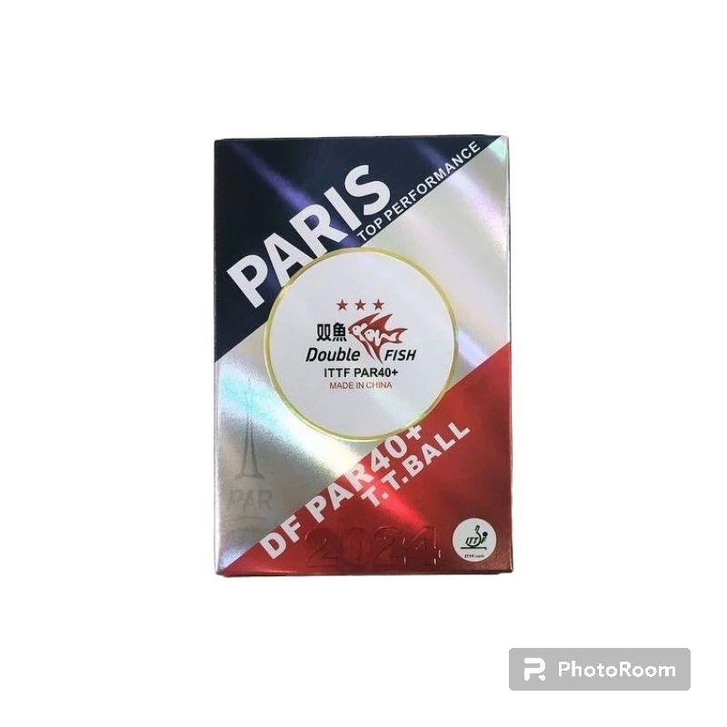 Jual bola pingpong tenis meja Double Fish Paris 2024 PAR40+ isi 6 pcs | Shopee Indonesia
