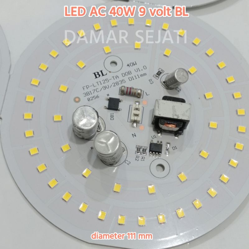 Jual (NEW) PCB LED AC 9 v BL 40W 30W 25W 18W | Shopee Indonesia
