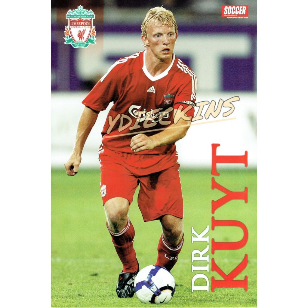 Jual Koleksi Bola Edisi Poster Tabloid Soccer Dirk Kuyt - Liverpool | Shopee Indonesia