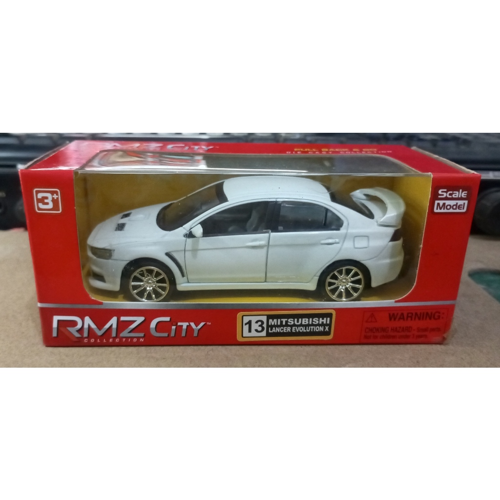 Jual RMZ skala 1/32 Mitsubishi Lancer Evo X (putih) | Shopee Indonesia