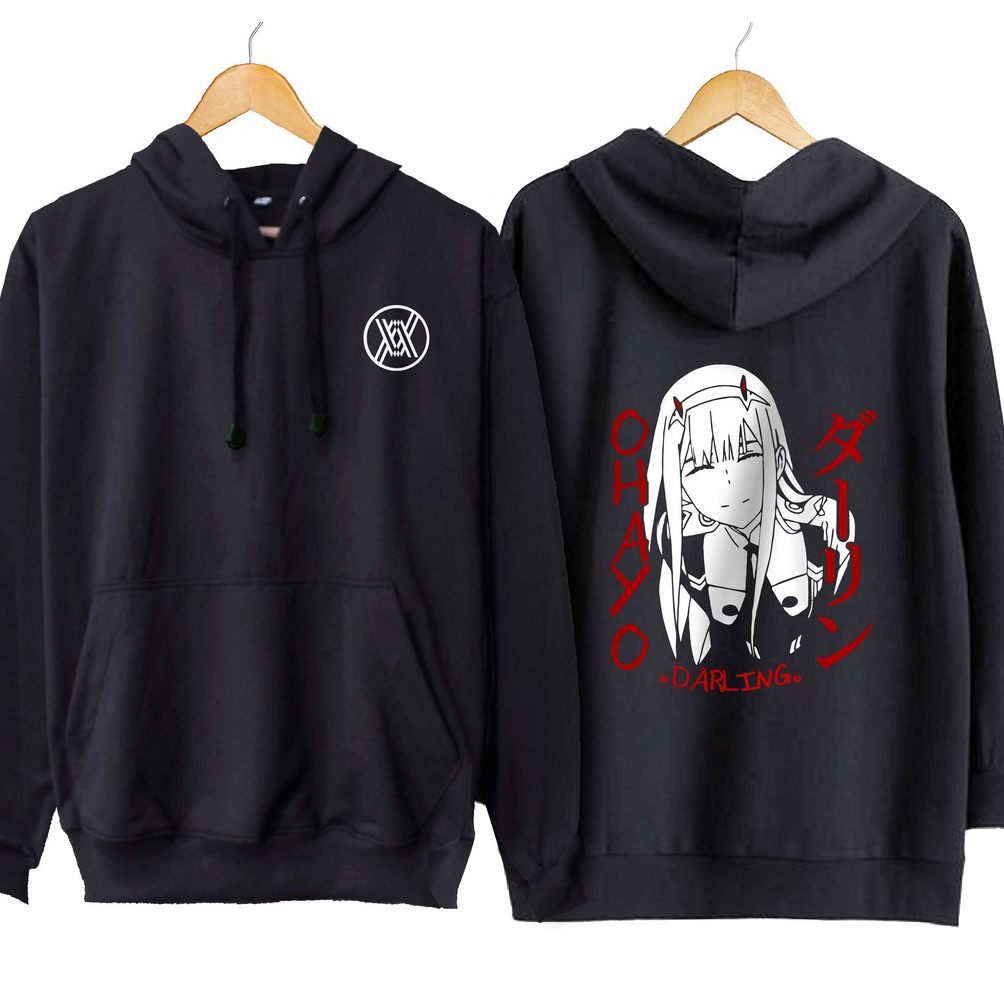Jual Premium Jaket hoodie jumper anime ZERO TWO Darling Ohayo DARLING ...