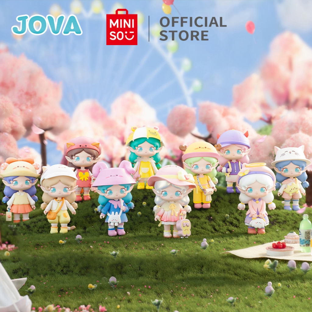 Jual Miniso JOVA First Travel Notes Blind Box Cute Toy Doll Girl ...