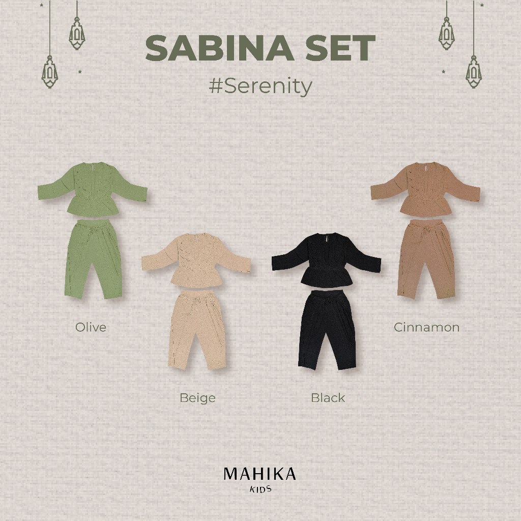 Jual MAHIKAKIDS - RAYA COLLECTION - SABINA SET - Setelan Muslim Anak ... Jual MAHIKAKIDS - RAYA COLLECTION - SABINA SET - Setelan Muslim Anak ...
