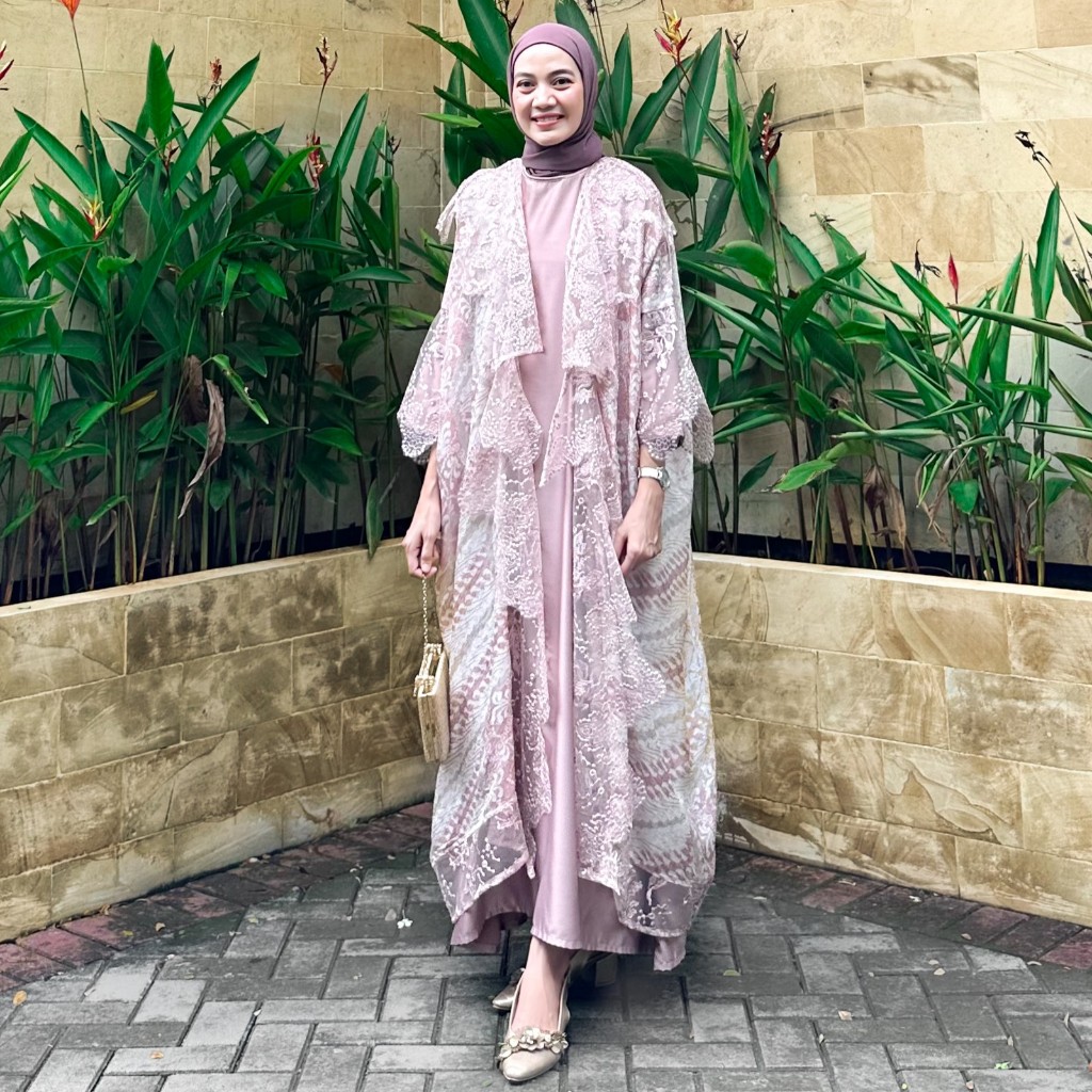 Jual NAMEERA Set Dress Outer Batik Modern Viscose dan Gamis Silk ...