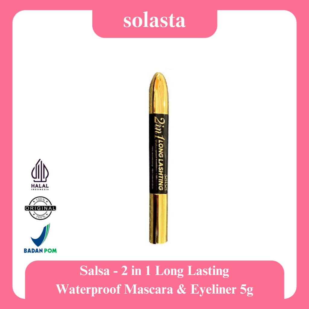Jual Solasta - SALSA HYPERLASH 2 IN 1 LONG LASTING WATERPROOF MASCARA ...