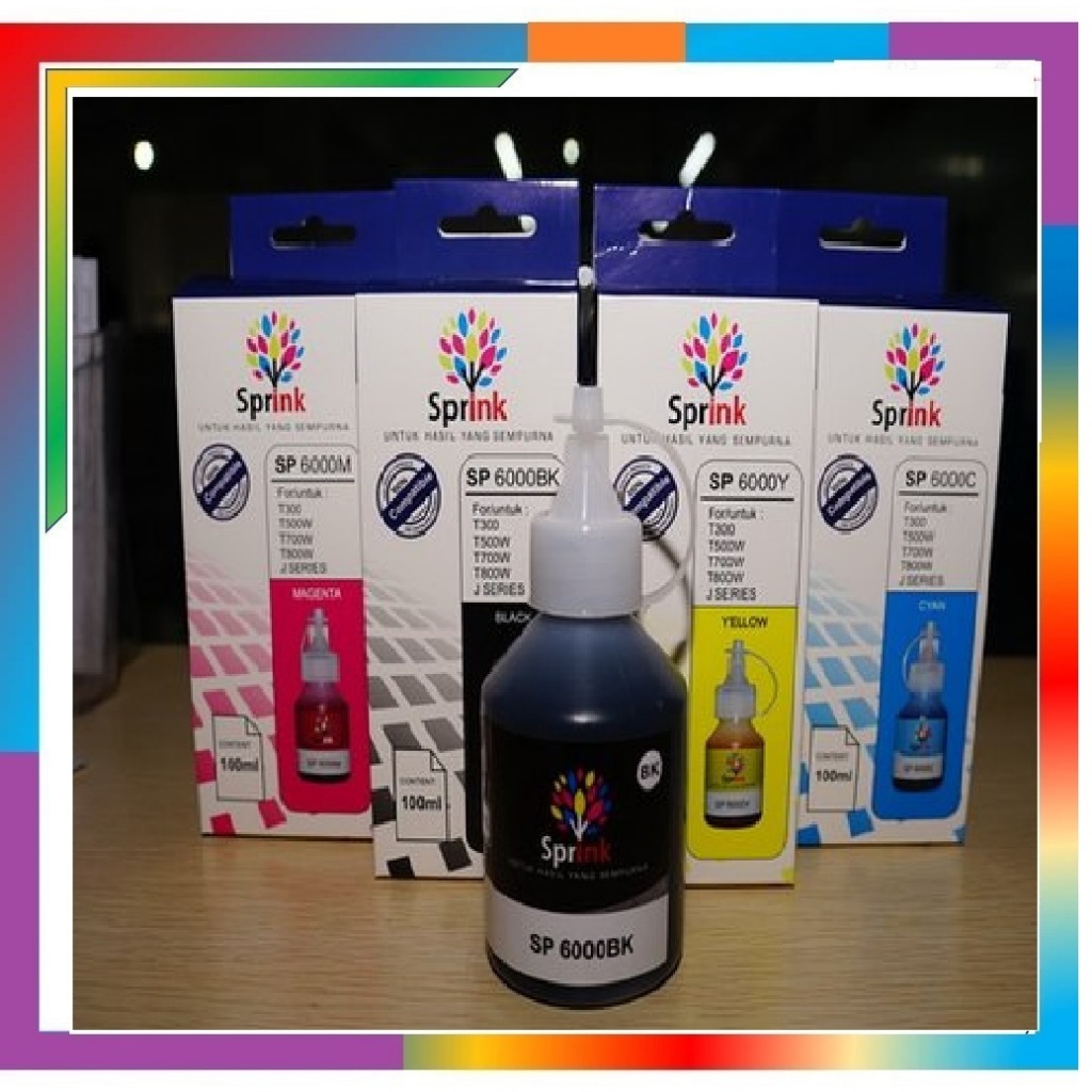Jual TINTA SPRINK For BROTHER T300 T500W T700W T800W J SERIES | Shopee ...