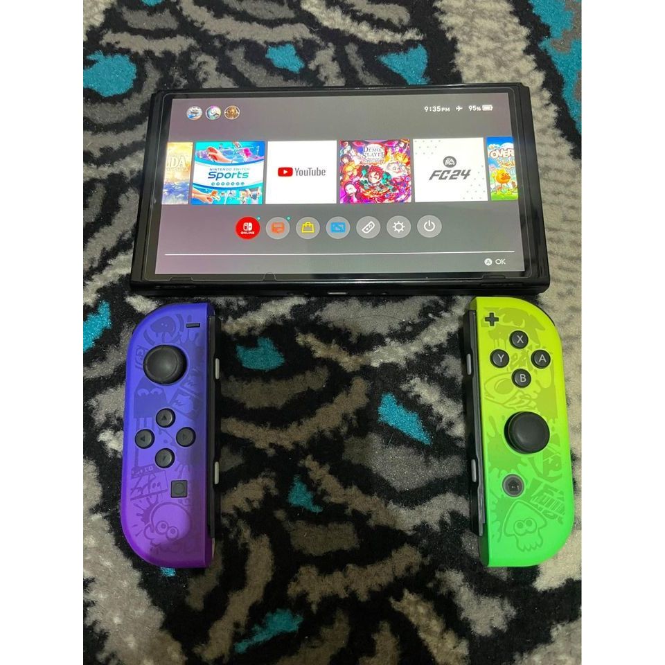 Jual Nintendo Switch OLED OFW Special edition SPLATOON Region Singapore ...