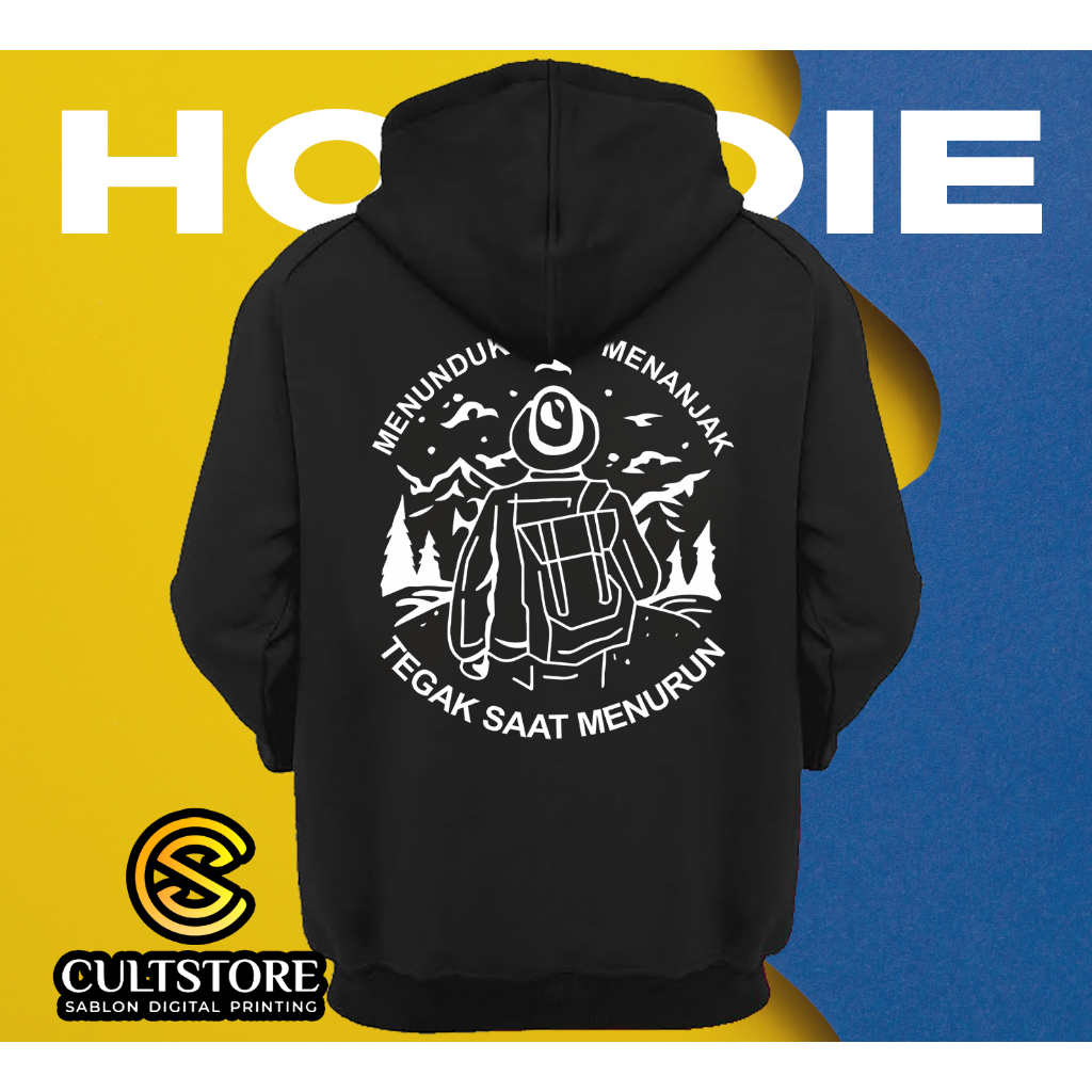 Jual HODDIE PENDAKI MENUNDUK UNTUK MENANJAK PENDAKI INDONESIA | Shopee ...