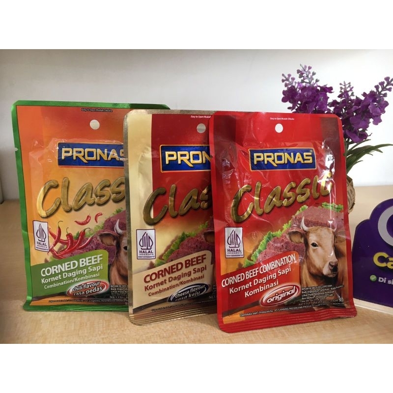 Jual Pronas classic corned beef 50gr | Shopee Indonesia