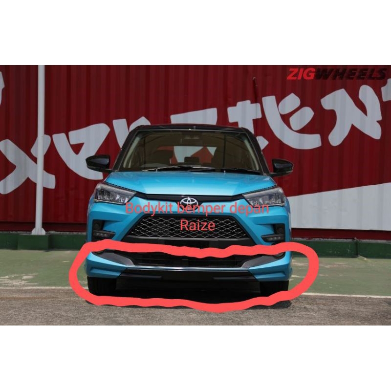 Jual BODY KIT Spoiler Bodykit Bemper depan toyota RAIZE GR original ...