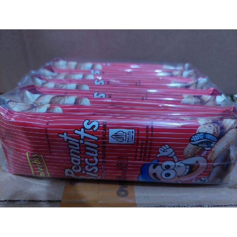 Jual Biskuit Interbis PEANUT BiSkuit Kacang kemasan RENCENG ISI 10 ...
