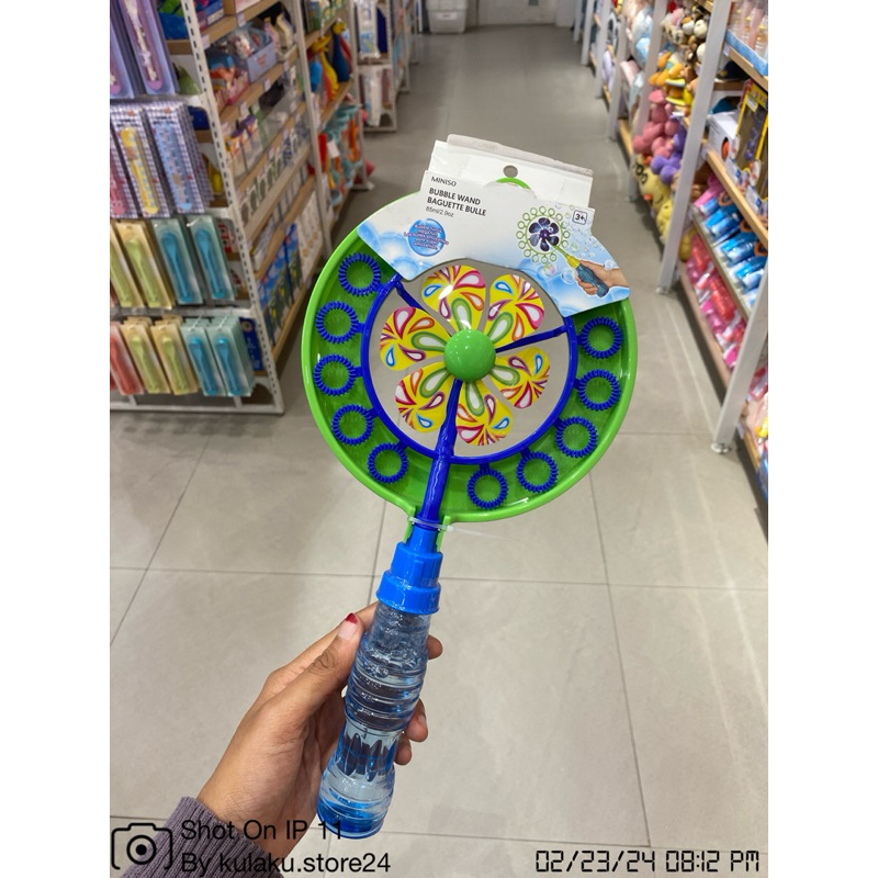 Jual Miniso Windmill bubble wand for 3+ standart SNI / mainan gelembung ...