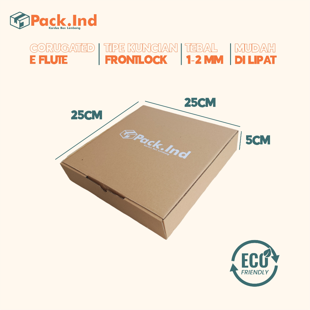 Jual (+SABLON) Kardus ukuran 25x25x5 | Box Die Cut | Kardus Packing ...