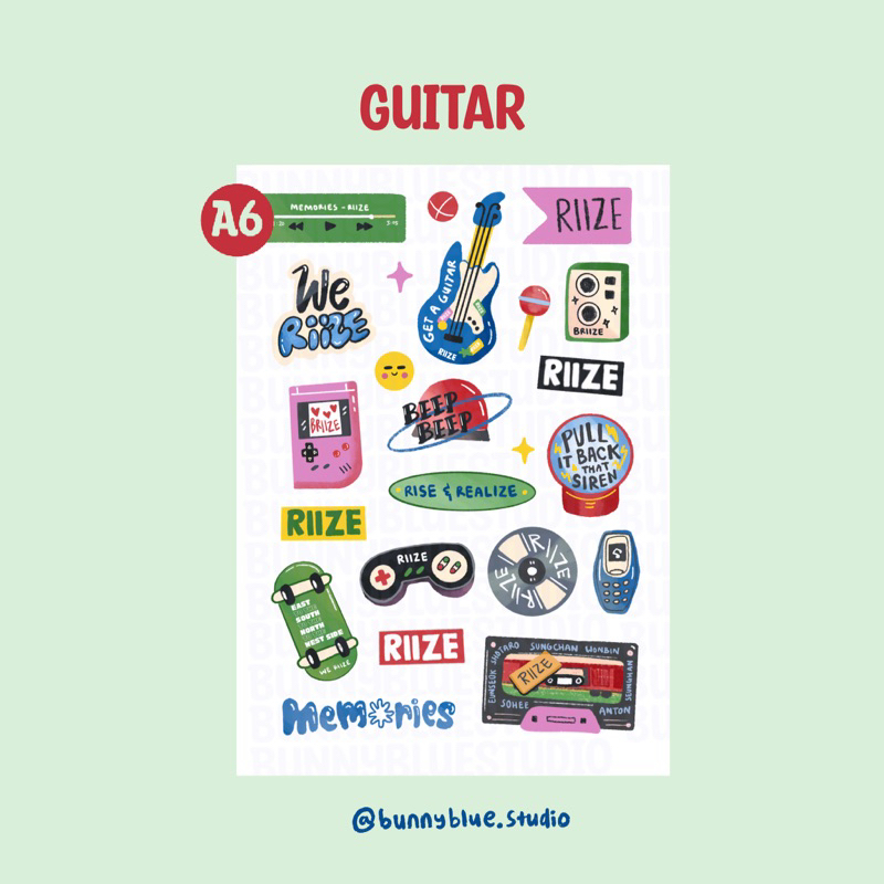 Jual RISE Fanart Sticker | Shopee Indonesia