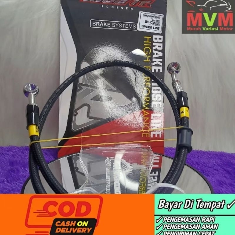 Jual SELANG REM CARBON / SELANG REM DEPAN SELANG / selang rem serat ...