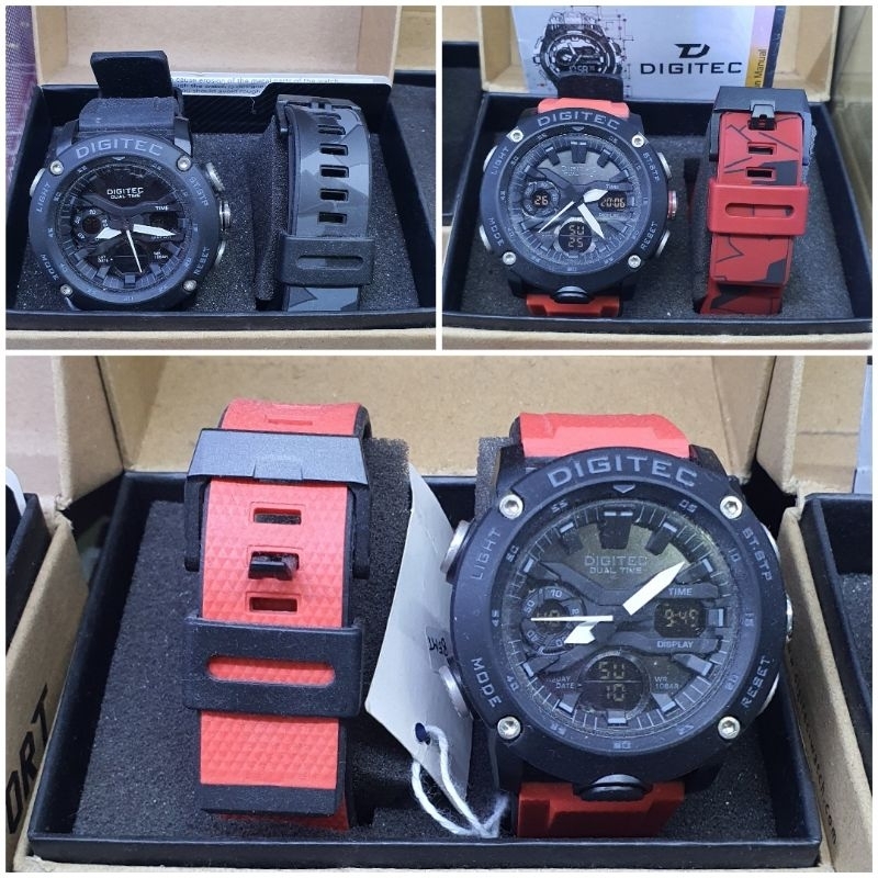 Jual Jam tangan pria Digitec Dg 3094t Dg3094 Dg 3094 3094t original ...