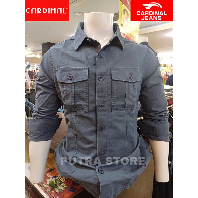 Jual CARDINAL JEANS KEMEJA DENIM REGULER PRIA LENGAN PANJANG TERBARU ...
