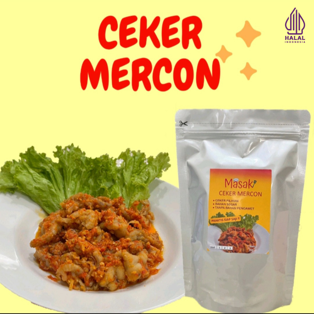 Jual MASAK CEKER MERCON / CEKER TANPA TULANG / SAMBAL / OSENG CEKER ...