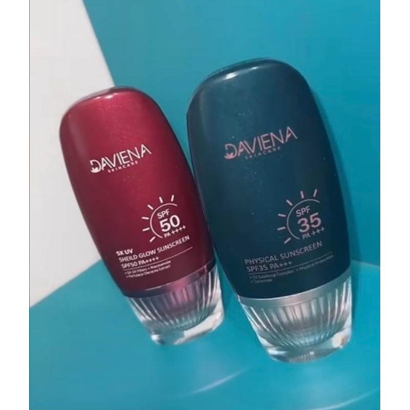 Jual Daviena Skincare Sunscreen SPF50PA++++ dan SPF35PA+++ | Shopee ...