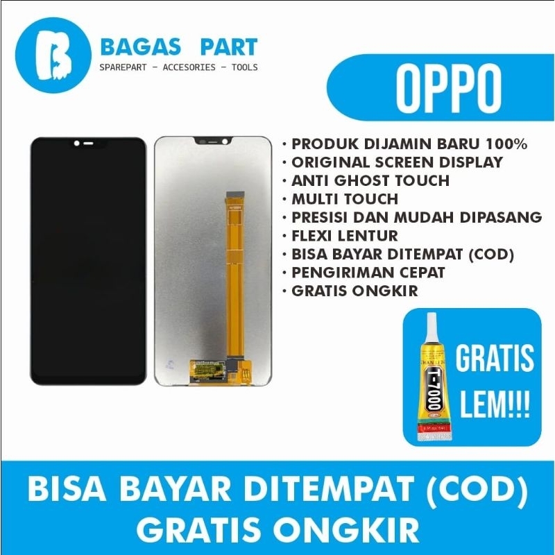 Jual Lcd Touchscreen Oppo A3S Cph1803 / A3S Cph1853 Realme 3 / C1 Bonus Lem T7000 15ML | Shopee ...