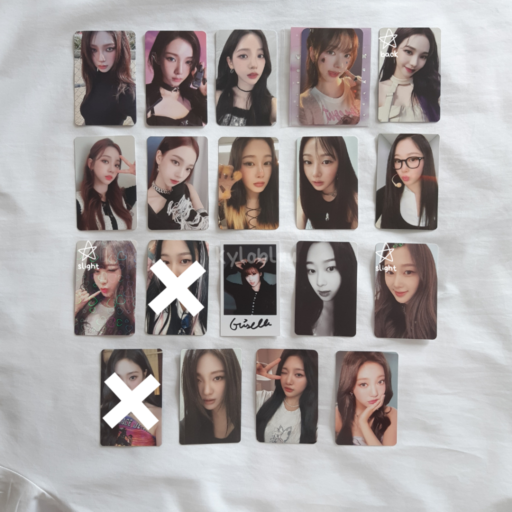 Jual [ready] Photocard Pc Official Aespa Karina Giselle Winter Ningning