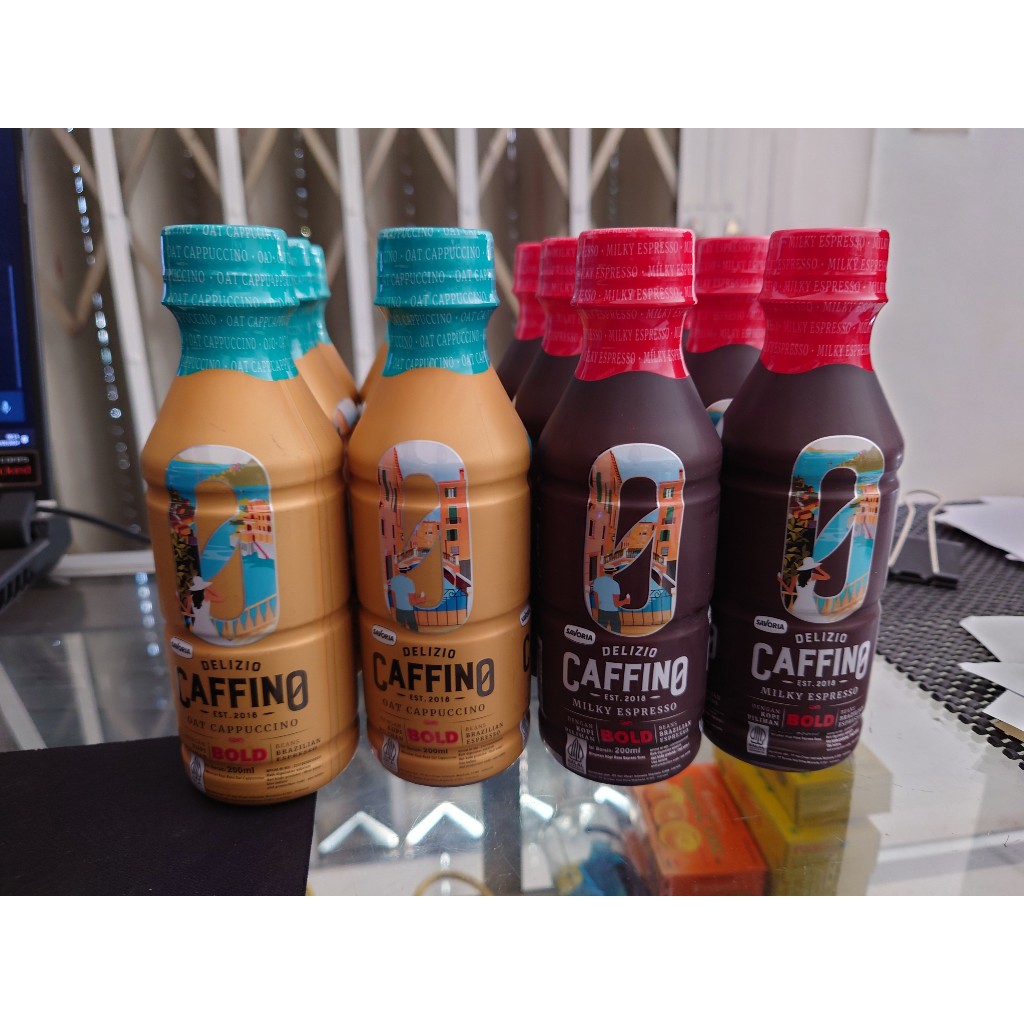 Jual Kopi Botol Delizio Caffino 200 ml | Shopee Indonesia