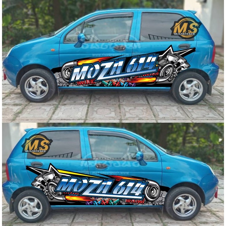 Jual STICKER MOBIL BRIO DECAL STICKER MOBIL RACING NEW CONSEP | Shopee ...