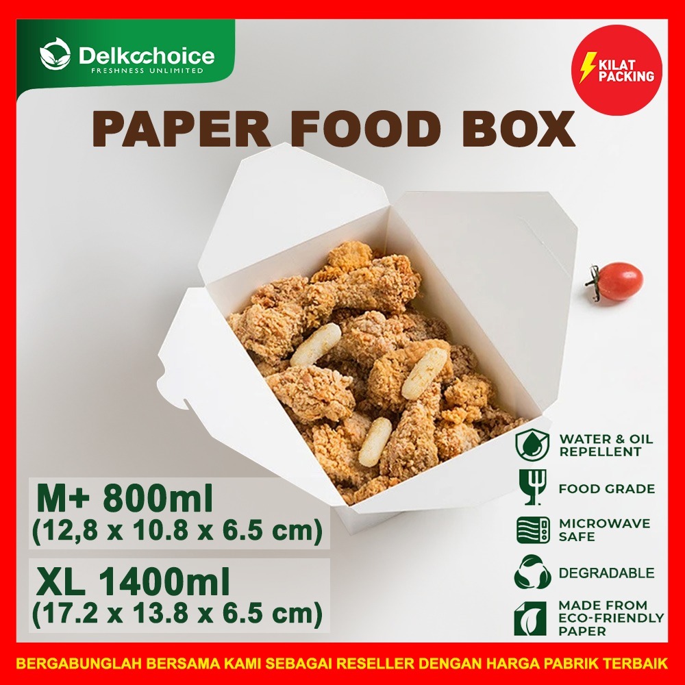 Jual Rice Box / Lunch Box Takeaway Box Kemasan Makanan Foodpail Box ...