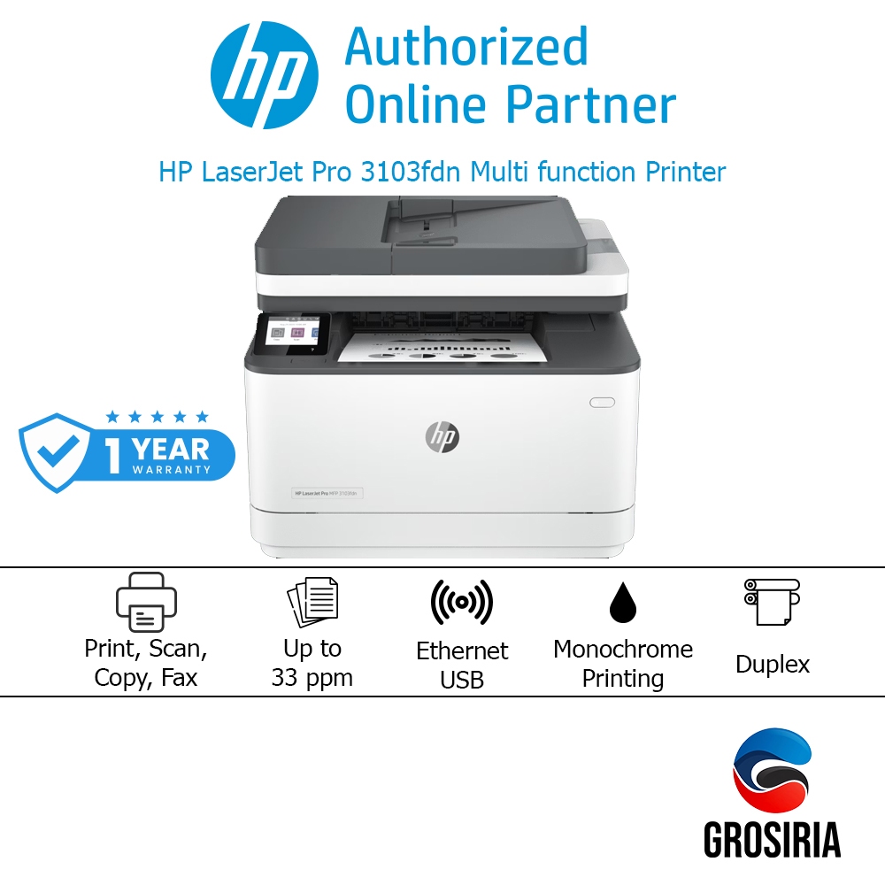 Jual HP Printer Laser Mono Hitam Putih Multifungsi LaserJet Pro MFP ...