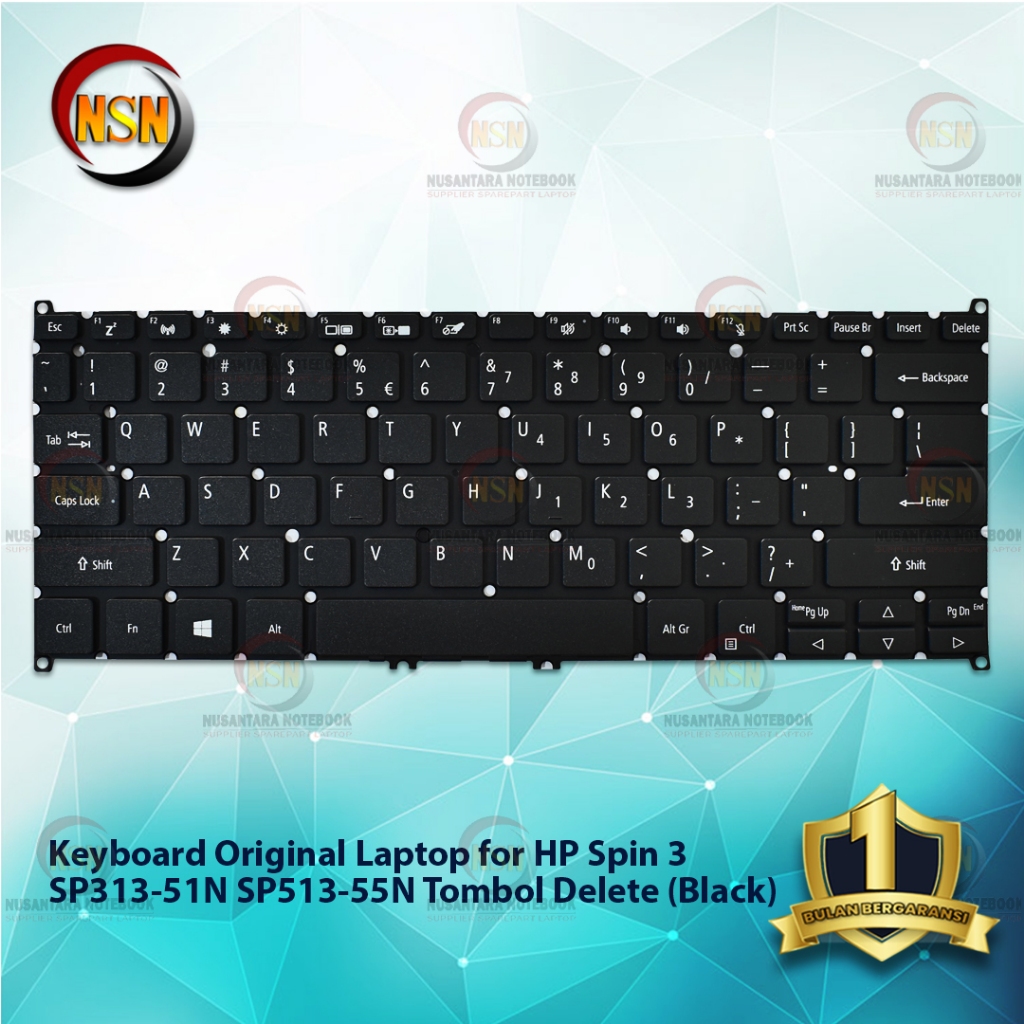 Jual Keyboard Original Laptop HP SPIN 3 SP313-51N Tombol Delete ...