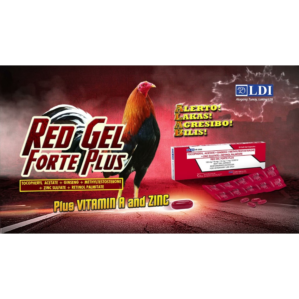 Jual RED GEL FORTE vitamin ayam ORIGINAL FILIPINA PHILIPPINE | Shopee ...