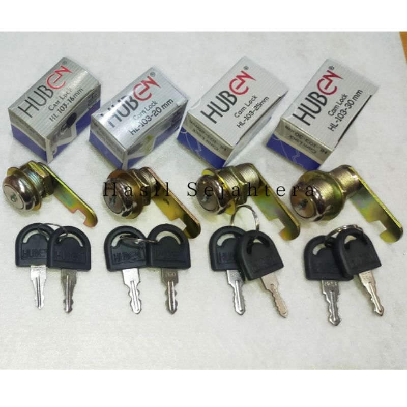 Jual [HARGA Per 12 pcs / LUSINAN] Kunci Laci Lemari Panel Camlock HL ...