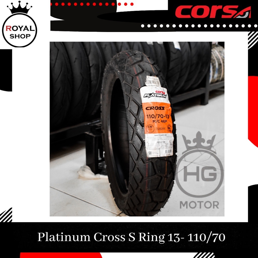 Jual Ban Corsa Platinum Cross S 110/ 70 Ring 13 Nmax | Shopee Indonesia